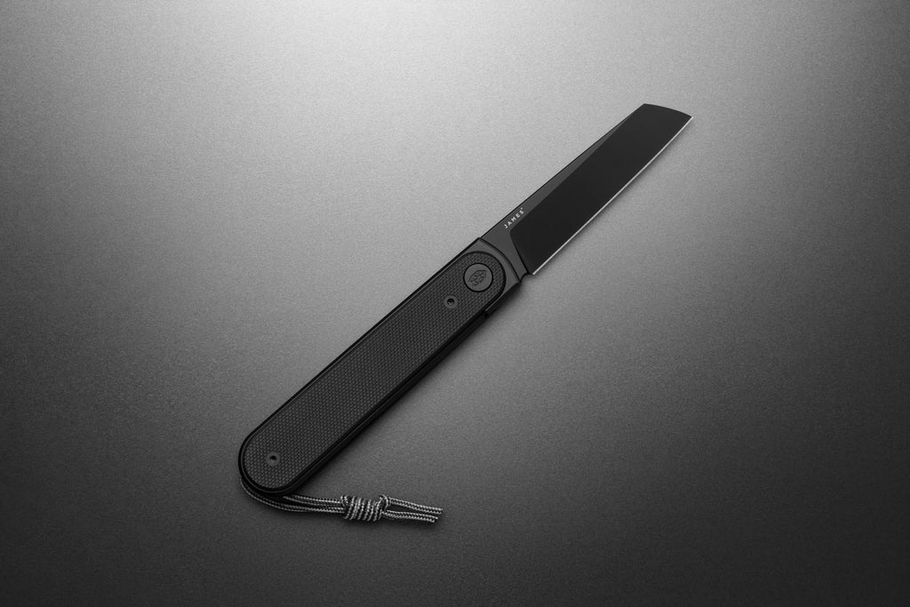 The James Brand The Duval - Black / Black / G10 / Straight | Gallantry
