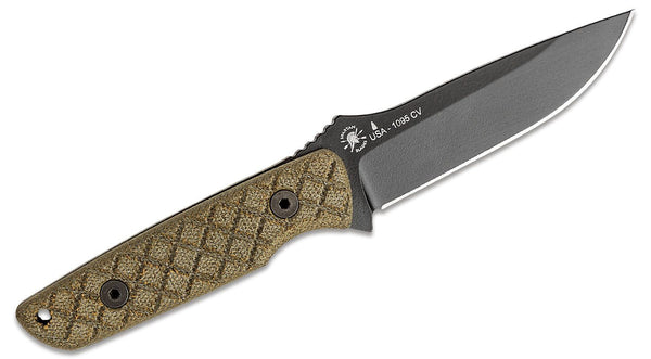 Spartan Blades Alala Fixed Blade Knife - OD Green Micarta Handle ...