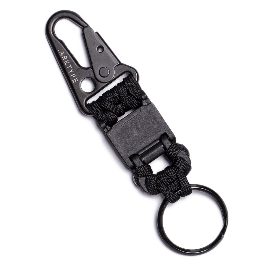 Arktype RMK Paracord Quick-Release Keychain - Black | Gallantry