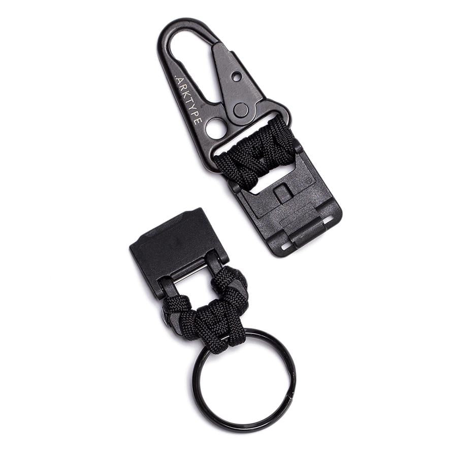 Arktype RMK Paracord Quick-Release Keychain - Black | Gallantry