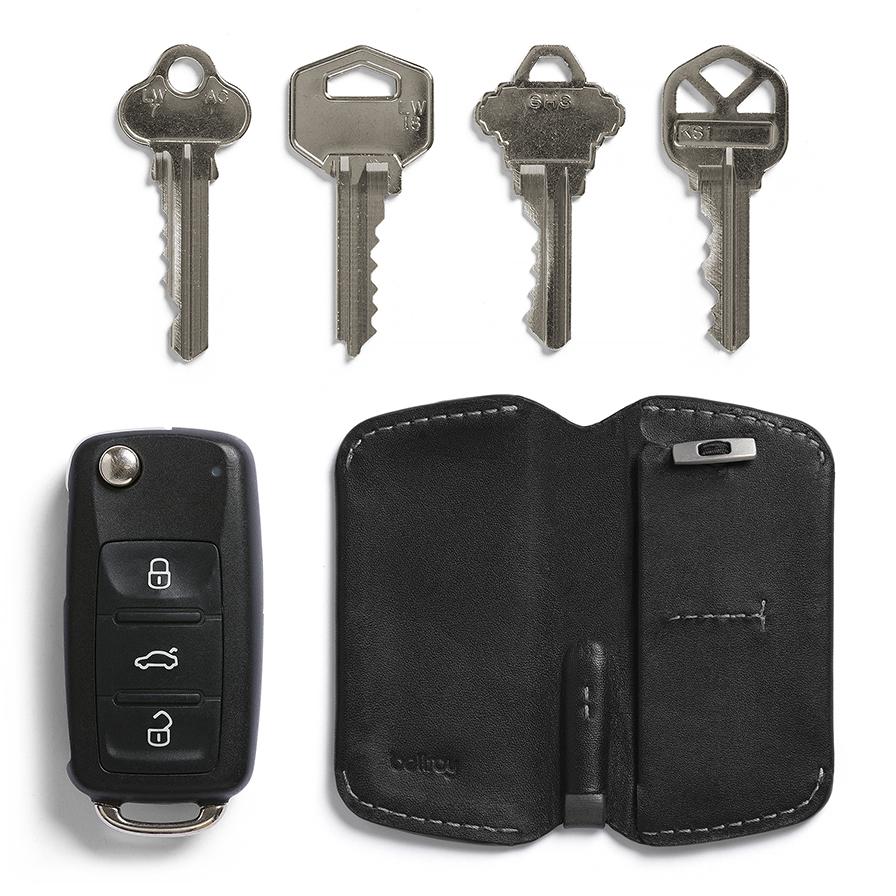 Bellroy Key Cover - Black | Gallantry