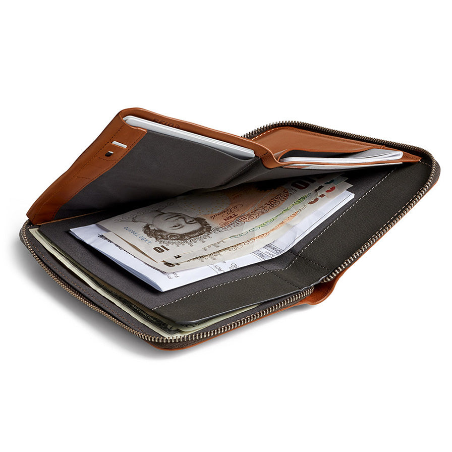 Bellroy Travel Folio - Caramel | Gallantry