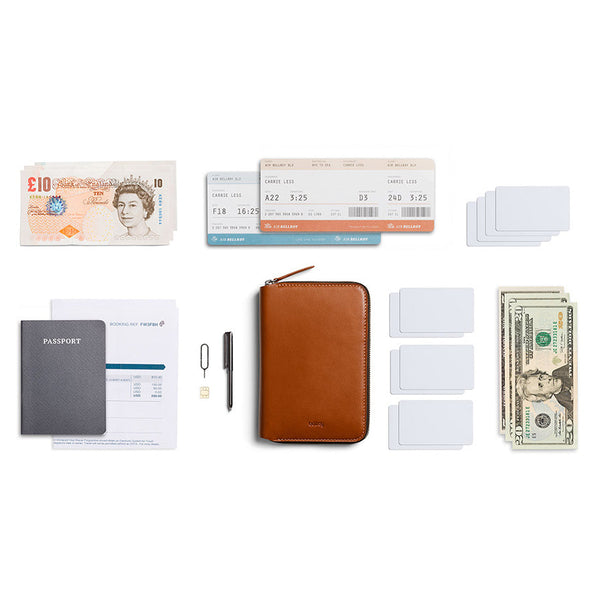Bellroy Travel Folio - Caramel | Gallantry