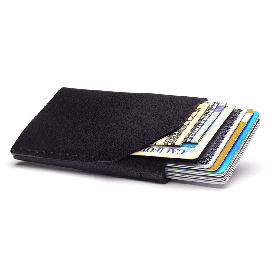Ezra Arthur No. 2 Wallet - Jet Black | Gallantry