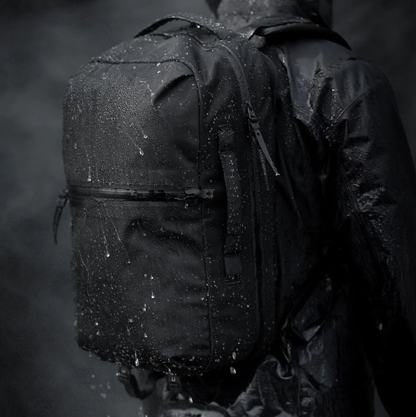 Black Ember Shadow 22L Weatherproof Backpack - Jet Black | Gallantry