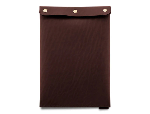 Ezra Arthur Flat Folio Dopp Kit - Malbec | Gallantry