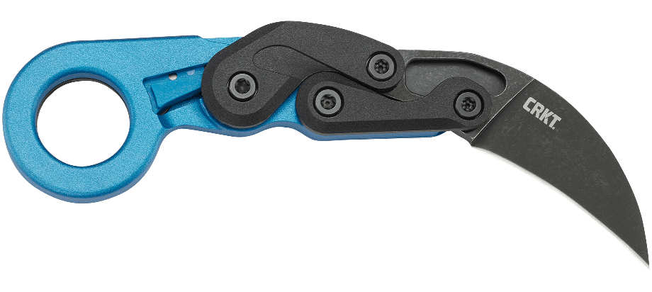 CRKT Provoke Kinematic Folding Karambit - Blue Metallic | Gallantry