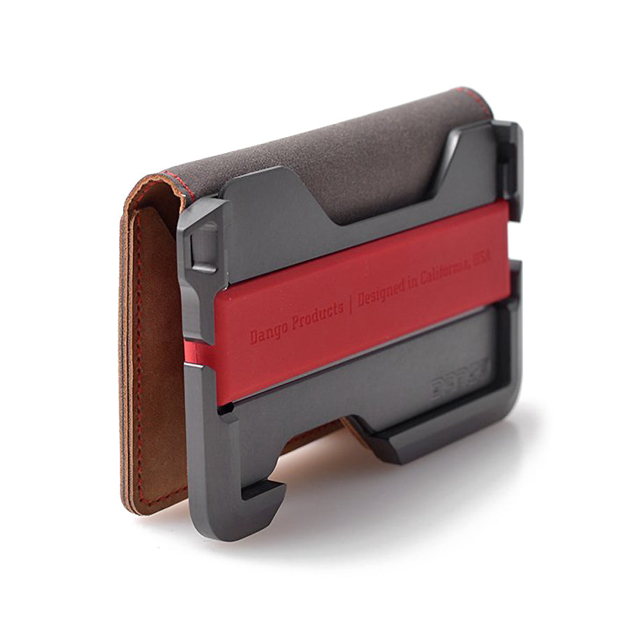 Dango D01 Dapper Bifold Wallet - Raw Hide/Slate Grey | Gallantry