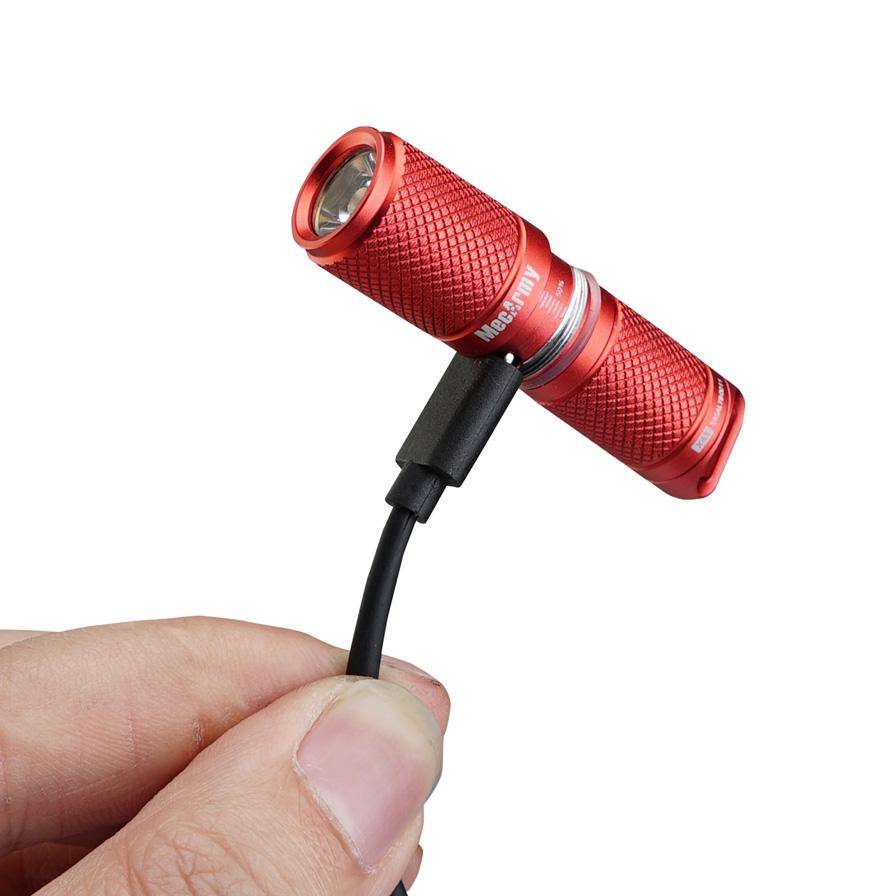 Mec Army IllumineX-4S Flashlight - Red | Gallantry