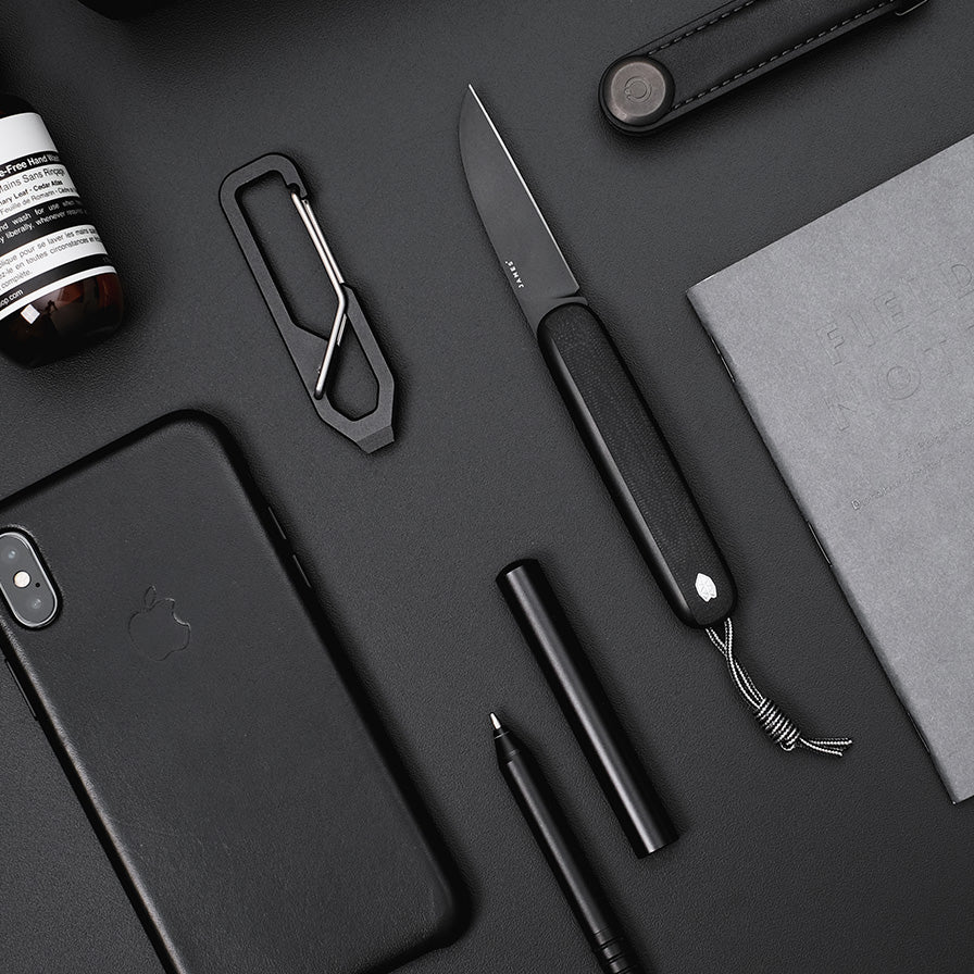 The James Brand The Pike Knife - Black/Black| Gallantry