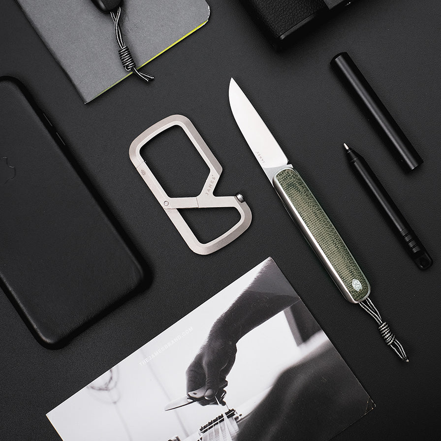 The James Brand The Pike Knife - OD Green/Stainless | Gallantry