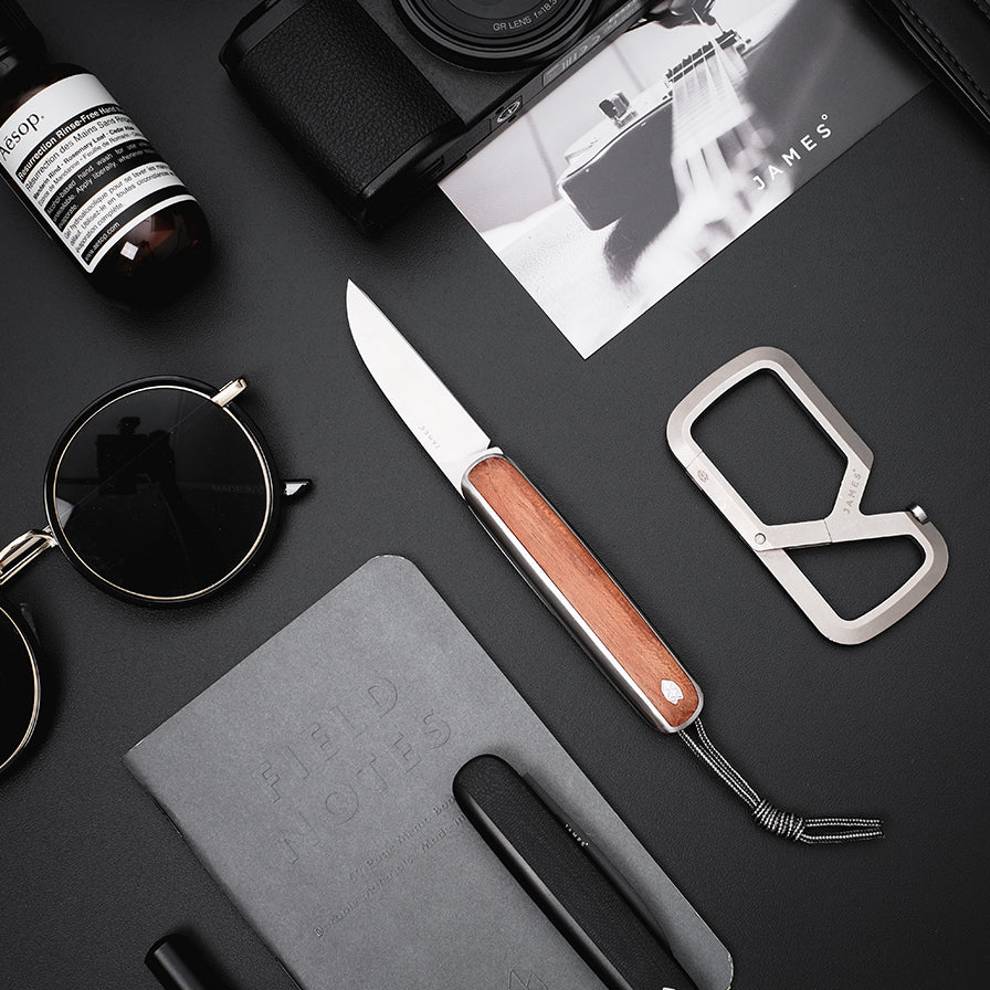 The James Brand The Pike Knife - Rosewood/Stainless | Gallantry