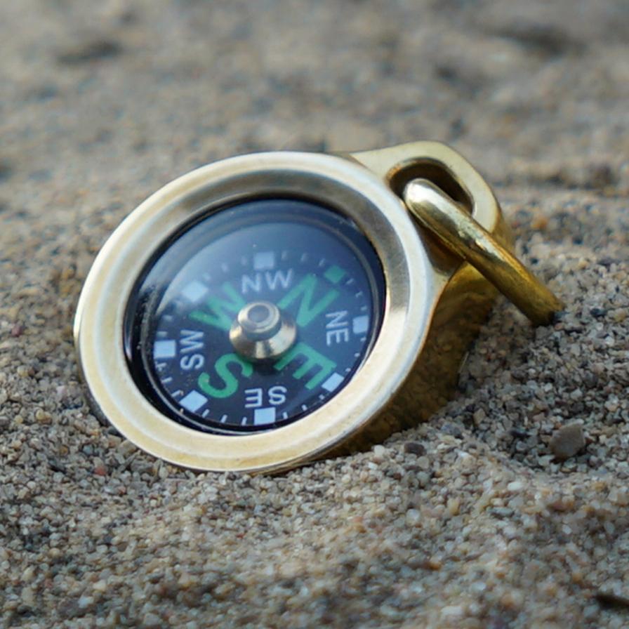 MecArmy CMP Keychain Compass - Brass | Gallantry