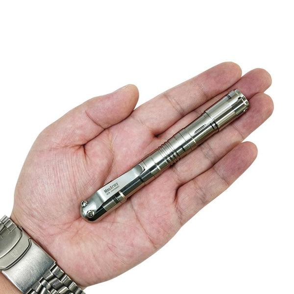 MecArmy X7S Capsule, Flashlight, & Lighter Kit - Silver | Gallantry