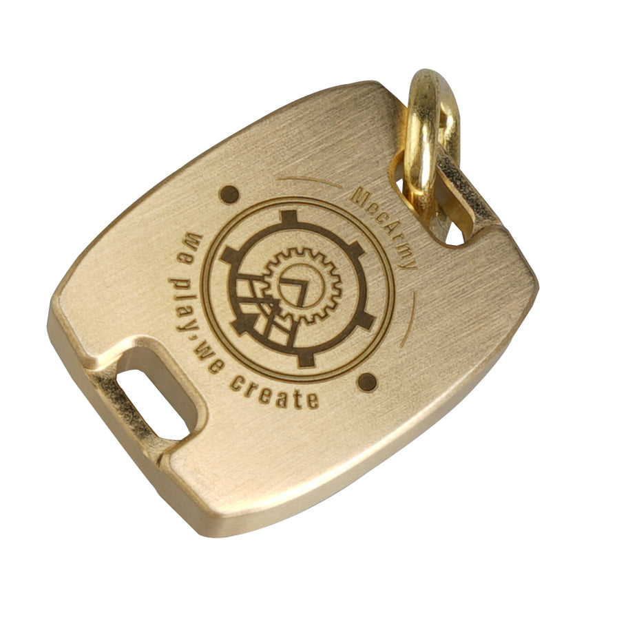 MecArmy CMP-2B Keychain Compass - Brass | Gallantry