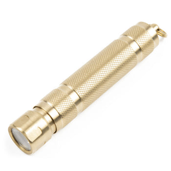 Peak LED Eiger Ultra X Flashlight - Brass | Gallantry