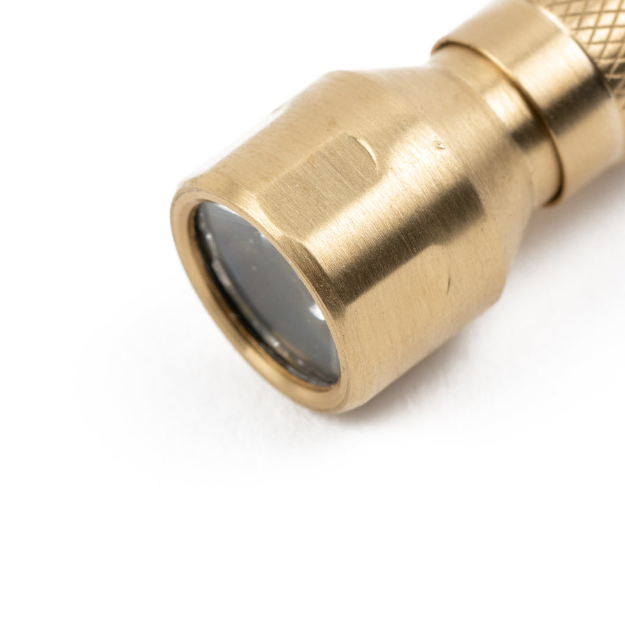 Peak LED Eiger Ultra X Flashlight - Brass | Gallantry