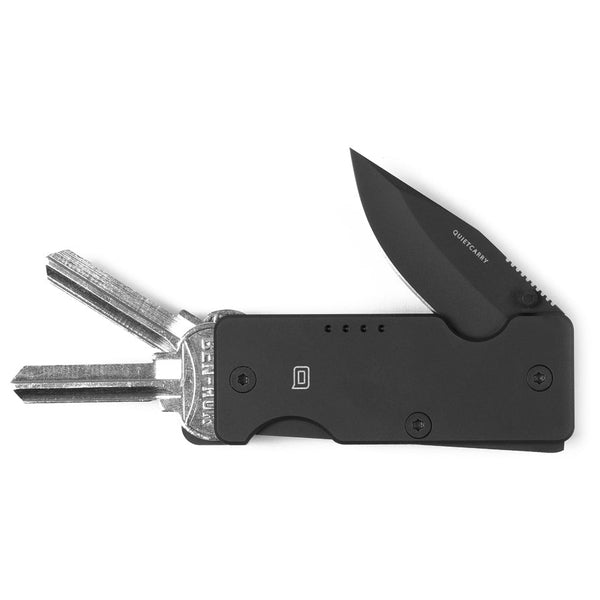 Q3 Knife + Key Organizer Titanium - Black | Gallantry