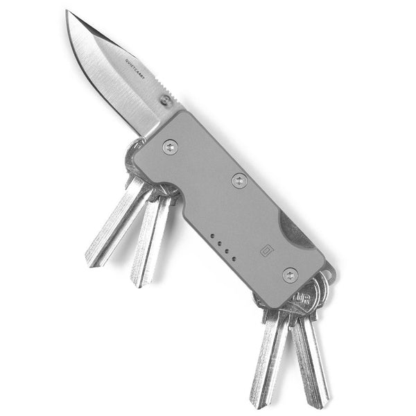 Q3 Knife + Key Organizer Titanium - Bead Blasted | Gallantry