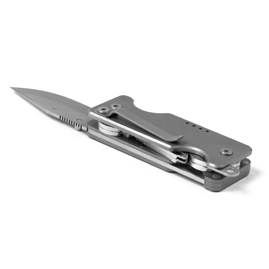 Q3 Knife + Key Organizer Titanium - Bead Blasted | Gallantry