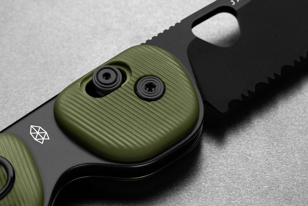 The James Brand The Redstone Knife - OD Green / Black | Gallantry