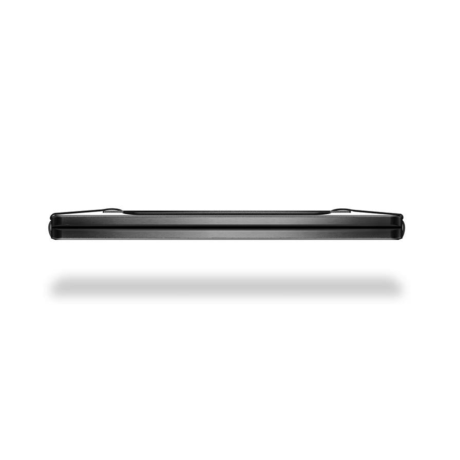 The Ridge Aluminum Wallet + Cash Strap - Black | Gallantry