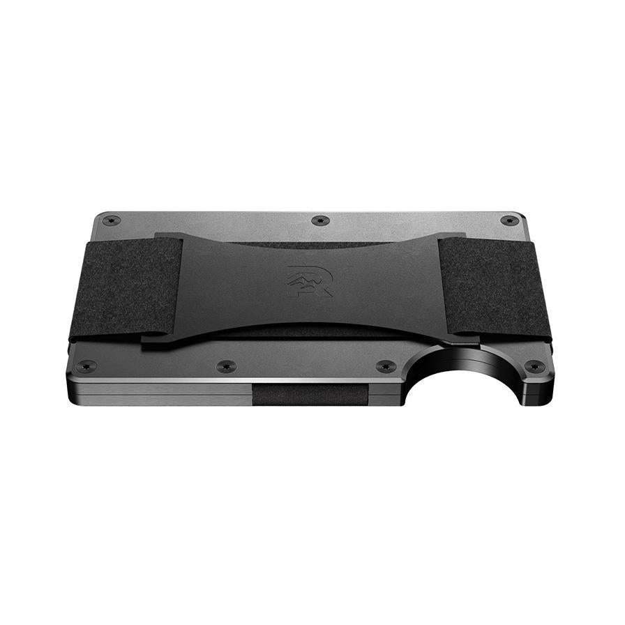 The Ridge Aluminum Wallet + Cash Strap - Gunmetal | Gallantry