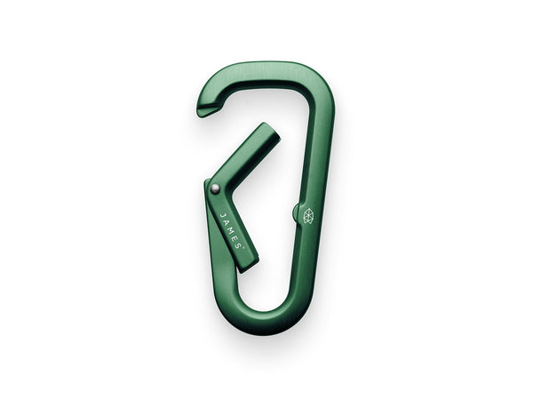 The James Brand The Hardin Carabiner - Dark Green | Gallantry
