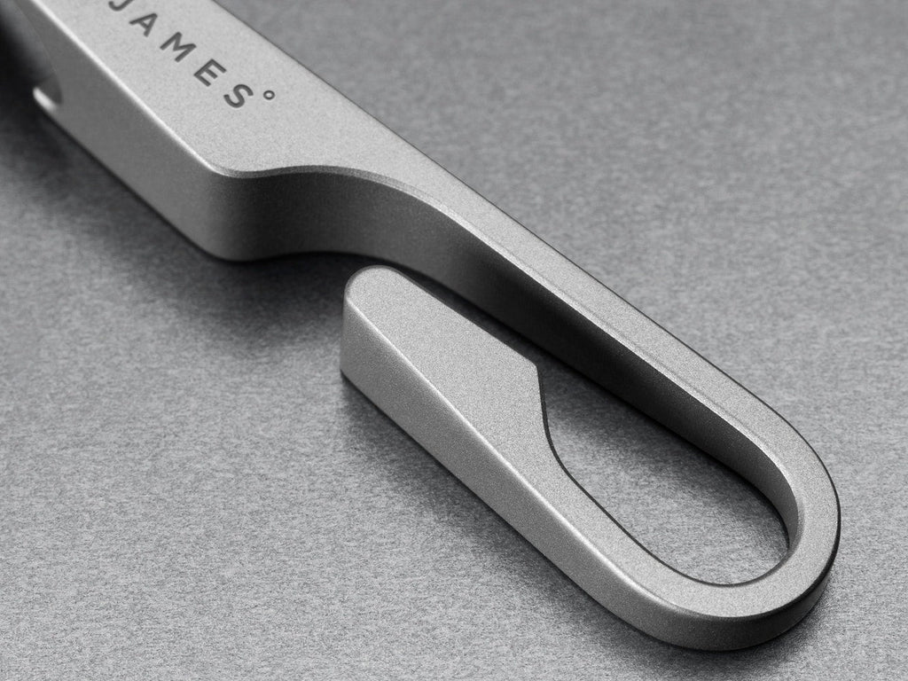 The James Brand The Midland Key Hook - Titanium | Gallantry
