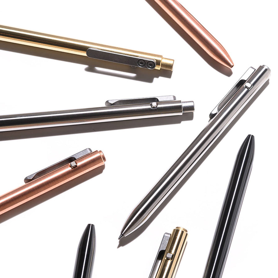 Tactile Turn Side Click Pen - Titanium | Gallantry