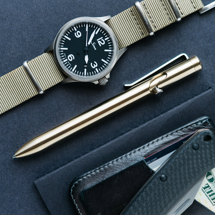 Tactile Turn Bolt Action Short Pen - Bronze | Gallantry