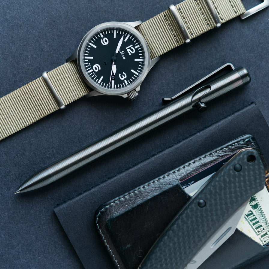Tactile Turn Bolt Action Short Pen - Zirconium | Gallantry