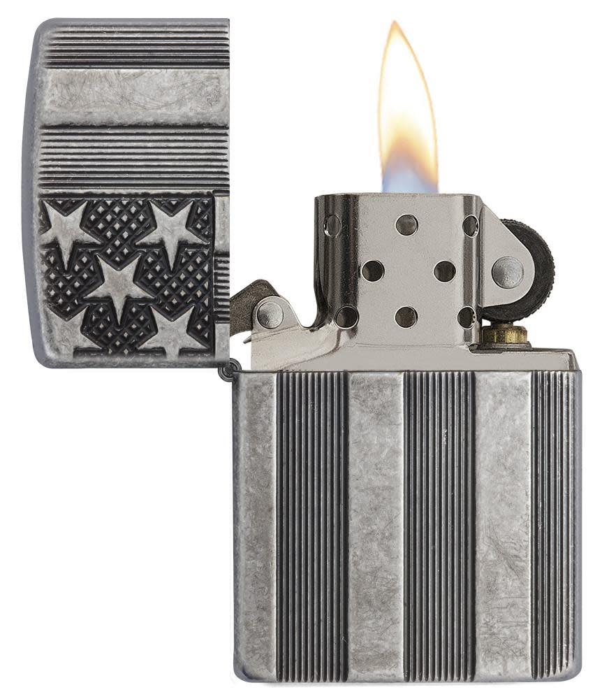 Zippo American Flag Armor Lighter | Gallantry